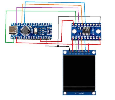 Дисплей St7789 и Arduino Nano Песочница Раздел для новичков