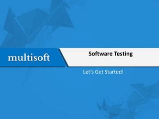 Software Testing Online Course PPTX