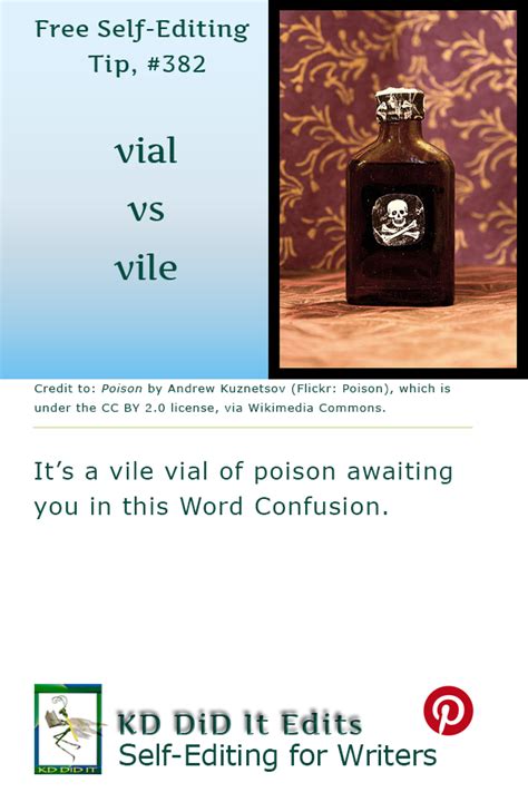 Word Confusion Vial Versus Vile KD Did It
