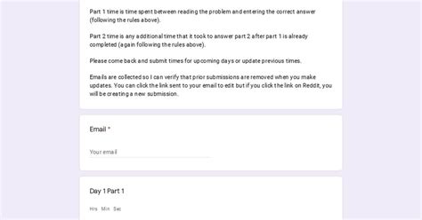 Advent Of Code Completion Times Adventofcode
