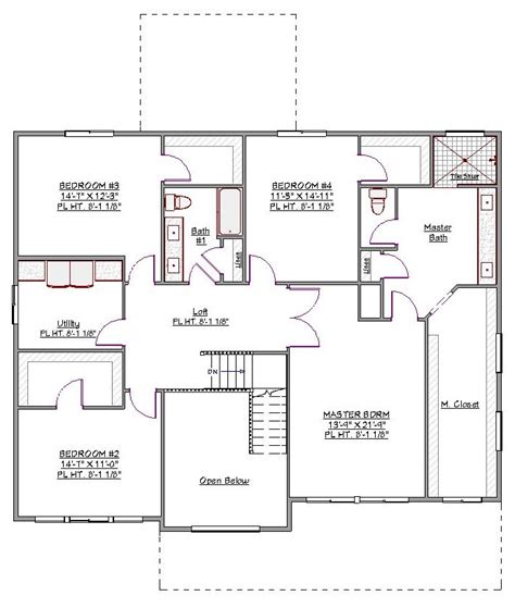 4 Bedroom 2 Bathroom Floor Plans Flooring Ideas