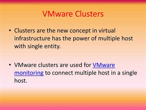 Ppt Vmware Cluster Powerpoint Presentation Free Download Id 7264890