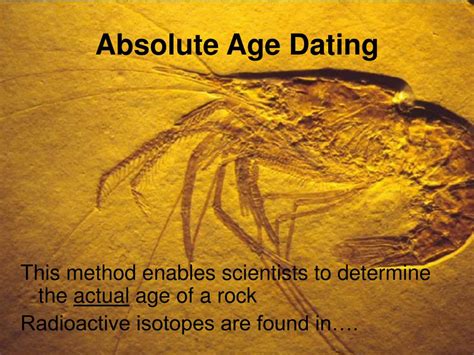 Ppt Geological Dating Part Ii Absolute Powerpoint Presentation Free Download Id 5150053