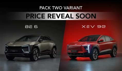 Mahindra Be 6 Xev 9e Pack Two Pricing To Be Revealed After March