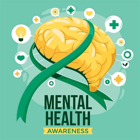 Mental Health Awareness Day Concept 3332223 Vector Art At Vecteezy
