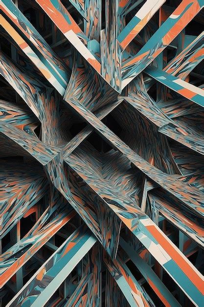 A Parallel Dimension Where Reality Warps Into Abstract Geometric