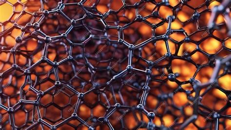Premium Ai Image 3d Illustration Structure Of The Graphene Or Carbon