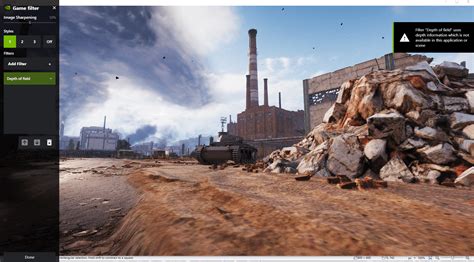 Nvidia Depth Of Field Filter Still Doesnt Work Does Anybody Know