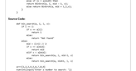 Binary Search Divide Andconqur