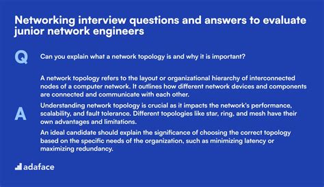70 networking interview questions adaface