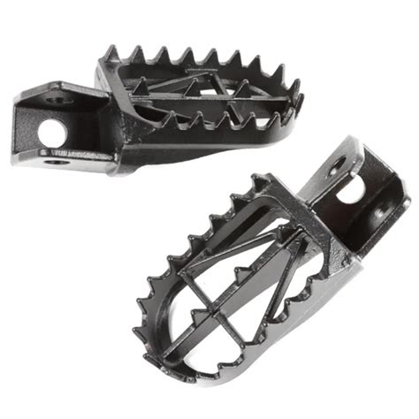 Drc Wide Footpegs 50mm For Kx250f450f09 Black