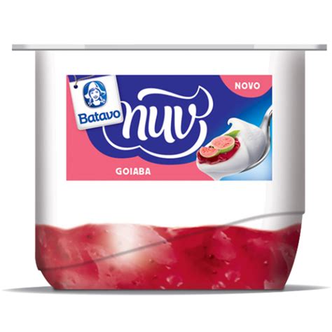 Creme De Queijo Quark Com Calda De Goiaba Batavo Nuv Pote 100g