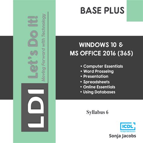 Icdl Base Plus Online Essentials Word Processing Spreadsheets Presentations Databases