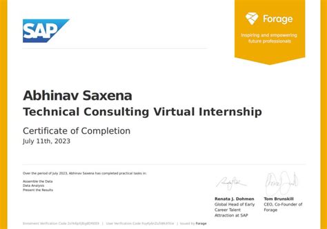 abhinav saxena mba on linkedin sapinternship technicalconsulting
