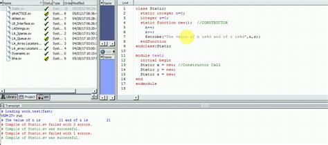 Hello Codings System Verilog Static Class And Members