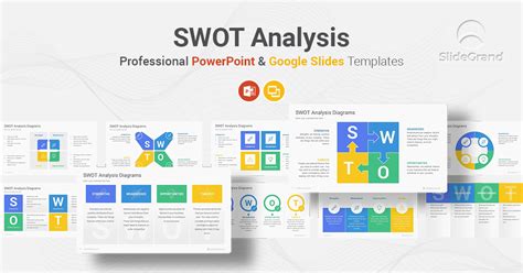 SWOT Analysis Diagrams PowerPoint Template Designs SlideGrand