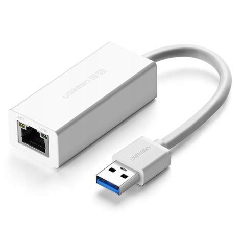 Ugreen Cr111 Adaptér Usb 3 0 Na Rj45 Gigabit Ethernet Bílý 1000mbps