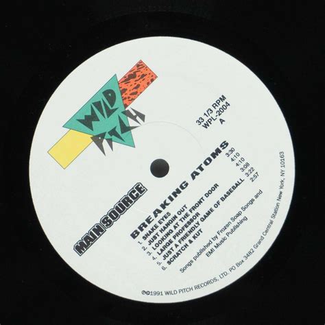 Main Source Breaking Atoms Mindfield Records