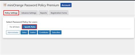 Setup One Click Reset Password For Role Based Wp Password Policy