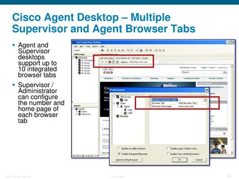Ppt Cisco Agent Desktop For Cisco Unified Contact Center Express 85