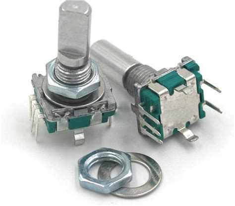 rotary encoder 2pcs half plum axis rotary encoder handle length 15mm