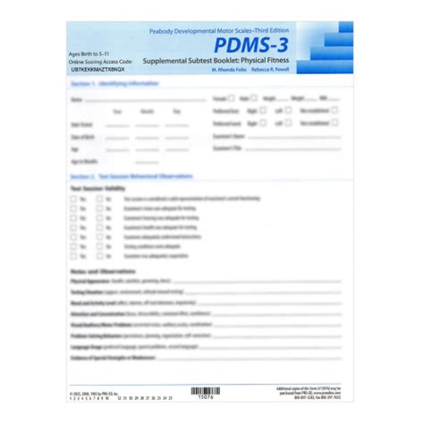 Pdms 3 Supplemental Subtest Booklet 25