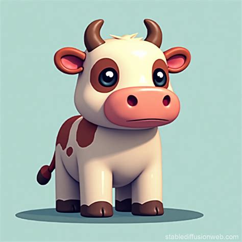 Minecraft Cow Stable Diffusion Online