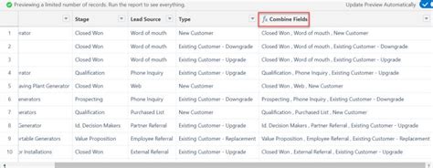 how to create row level formula in salesforce report