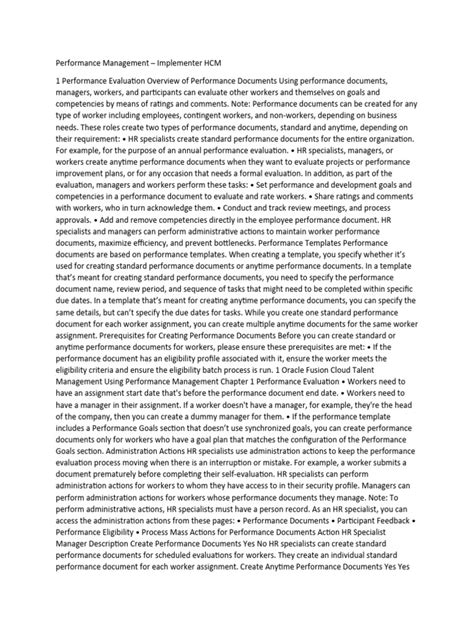 Performance Management Hcm Implementer Pdf