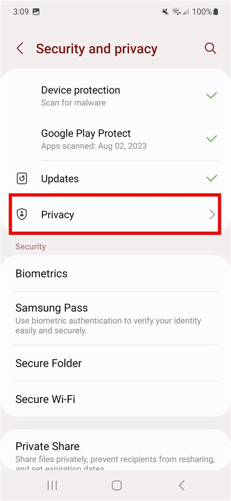 How to access Samsung's Privacy Dashboard