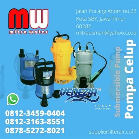 Jual Pompa Air Celup Venezia Kecil Sedang Surabaya Mitra Water