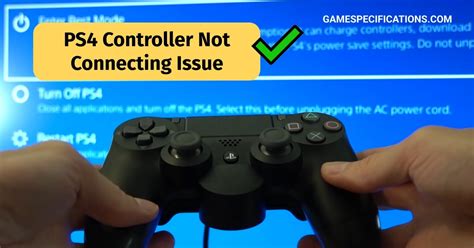 How To Fix The Ps4 Controller Not Connecting Issue Game Specifications