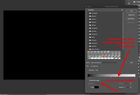 error opacity transparency in gradients does not adobe community