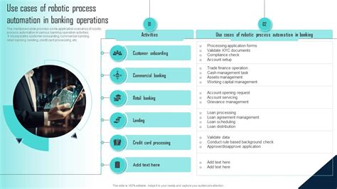 Use Cases Of Robotic Process Automation In Banking Challenges Of Rpa
