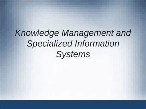 Information Systems Docsity