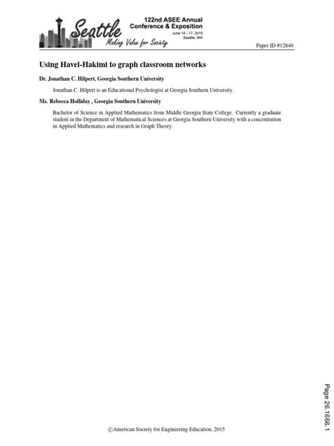 using havel hakimi to graph classroom networks pdf graph theory