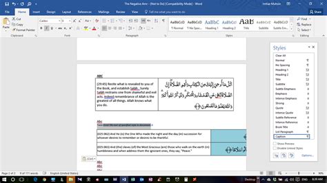 table error no text of specified style in document microsoft community