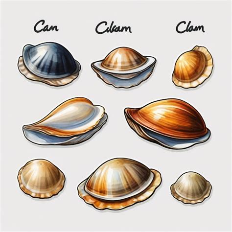 premium vector a drawing of shells with the word shell