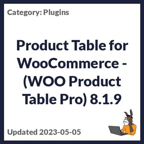 Effectio Product Table For Woocommerce Woo Product Table Pro 819