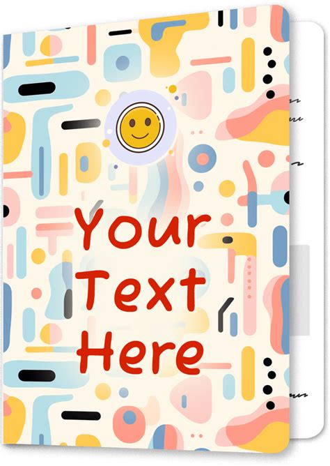 Abstract Joyful Good Luck Card