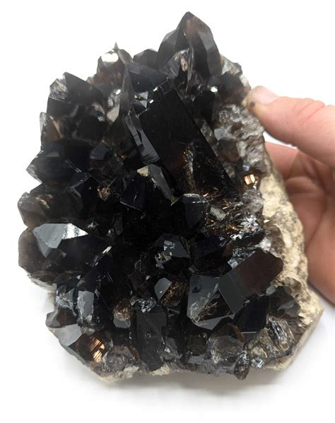Quartz Morion Massif De Laar Suisse