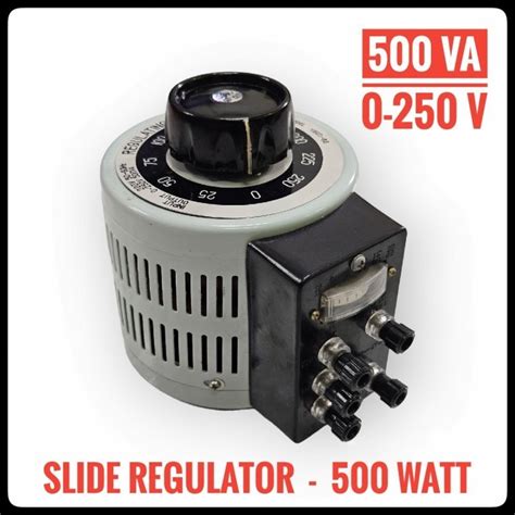 Jual Travo Slide Regulator 500va 0 250v Variable Output Transformer 500watt Shopee Indonesia