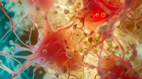 Inflamed Human Lymph Node Under A Microscope Inflamed Tonsils Lymph