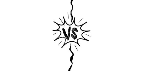 낙서 스타일의 대 또는 vs 문자 로고 디자인 번개 광선 테두리 벡터 일러스트와 함께 싸우는 결투 프리미엄 벡터
