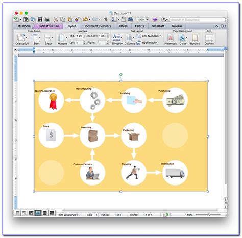 Flowchart Diagram Word Template Prosecution