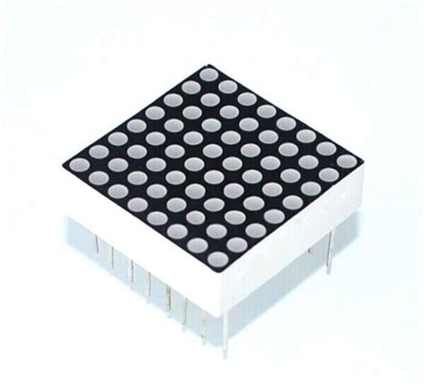 8×8 Mini Dot Matrix Led Display Red Common Cathode 3mm Led Ktechnics Systems