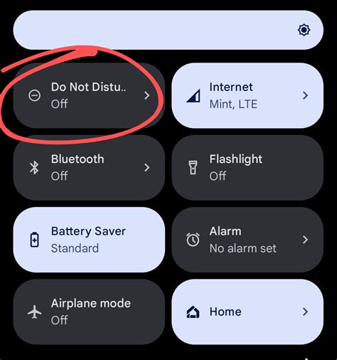 Do Not Disturb Tile Hides Itself R Pixel Phones