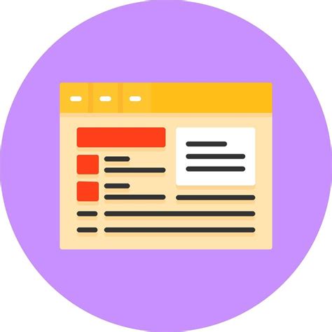 Schema Markup Flat Circle Icon Style 54683056 Vector Art At Vecteezy