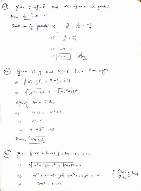 [solved] 21 find a given that 3i j k and a i 4j 4k are parallel course hero