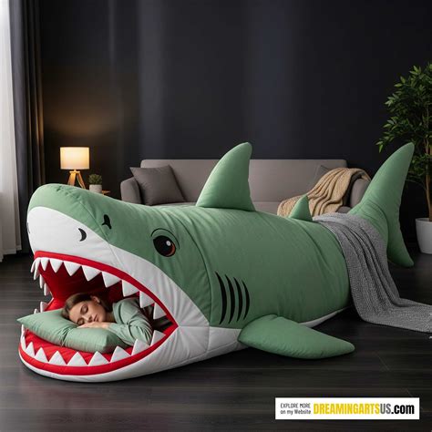 Shark Shaped Sleeping Bag Fun Fierce And Super Comfy